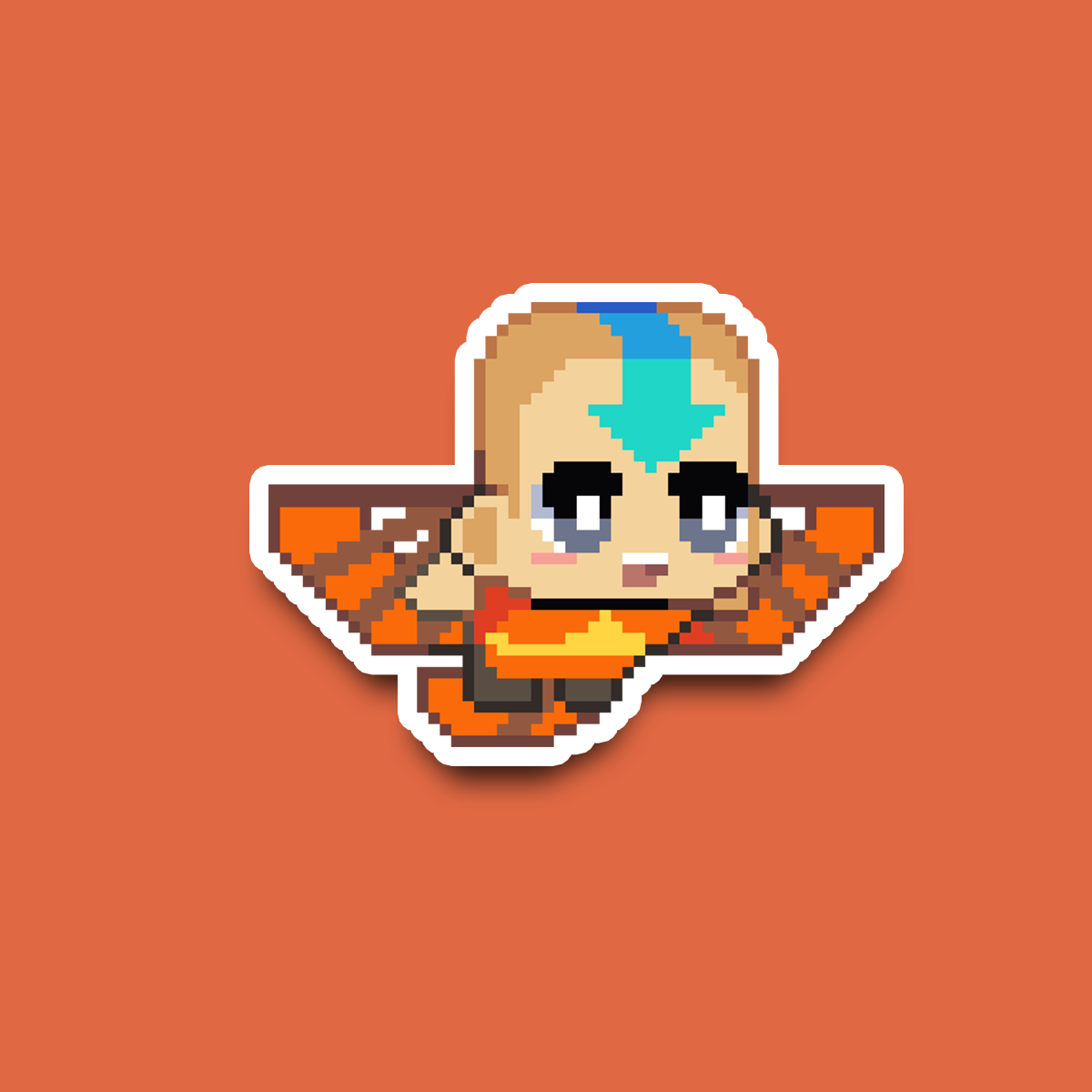 Chibi Aang Sticker - Kilowatt Games