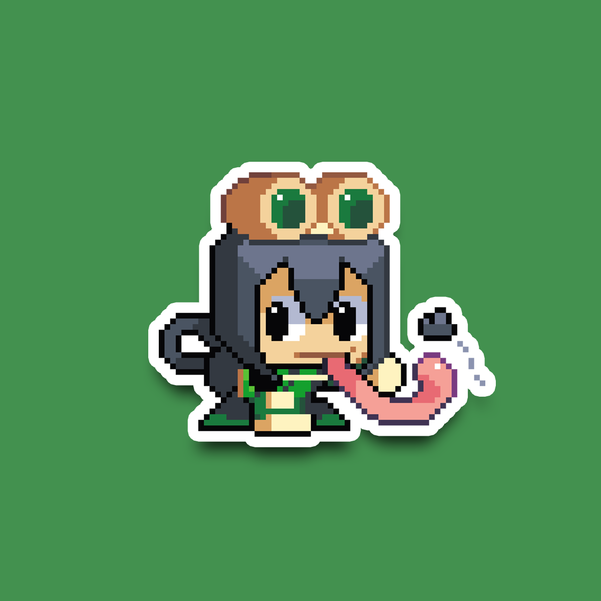 Chibi Froppy Sticker - Kilowatt Games