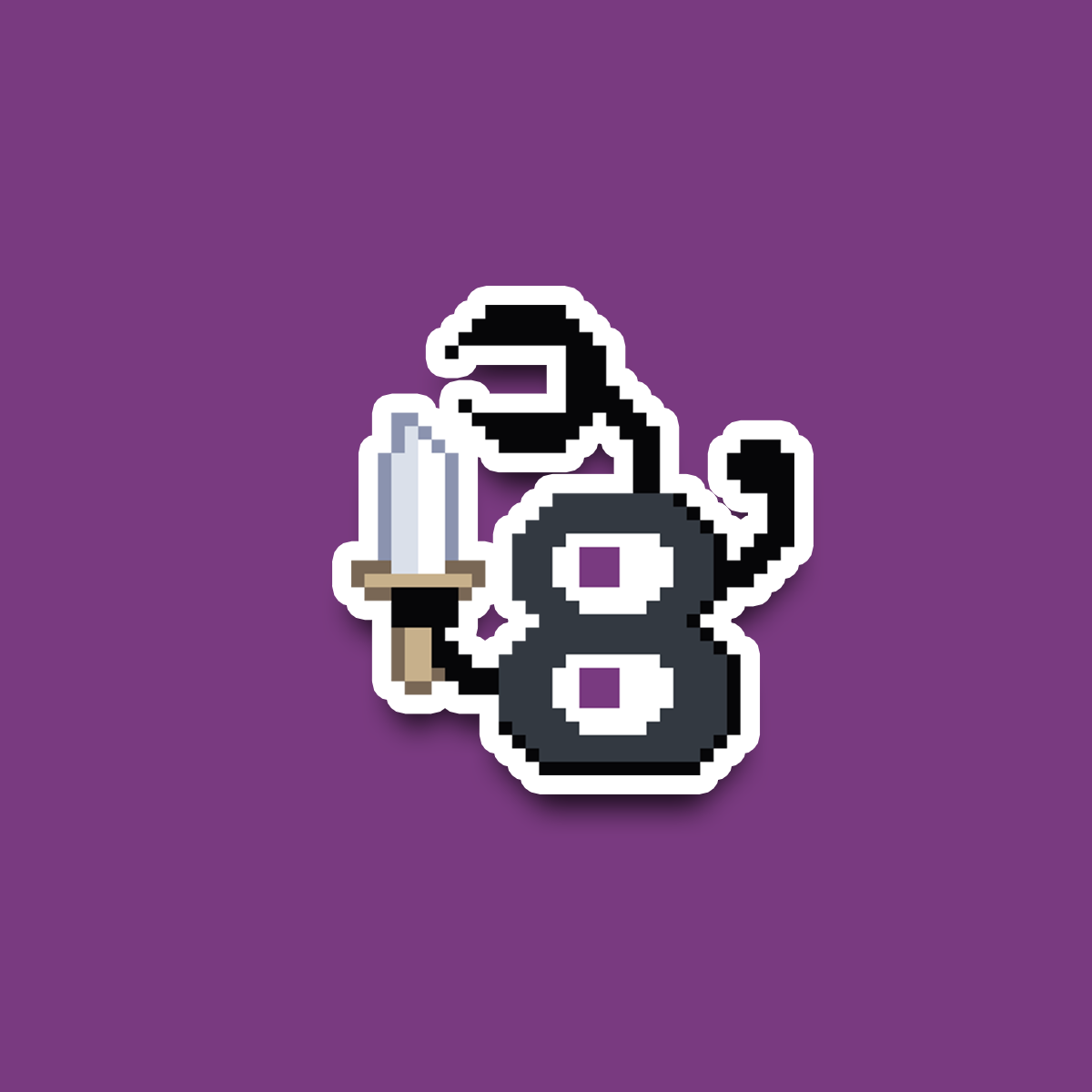 Chibi Kage Sticker - Kilowatt Games