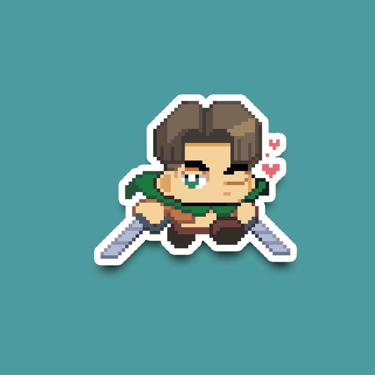 Chibi Levi Sticker - Kilowatt Games
