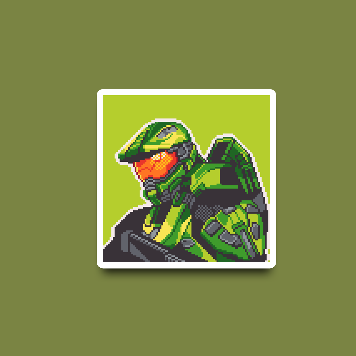 Master Chief Sticker - Kilowatt Games