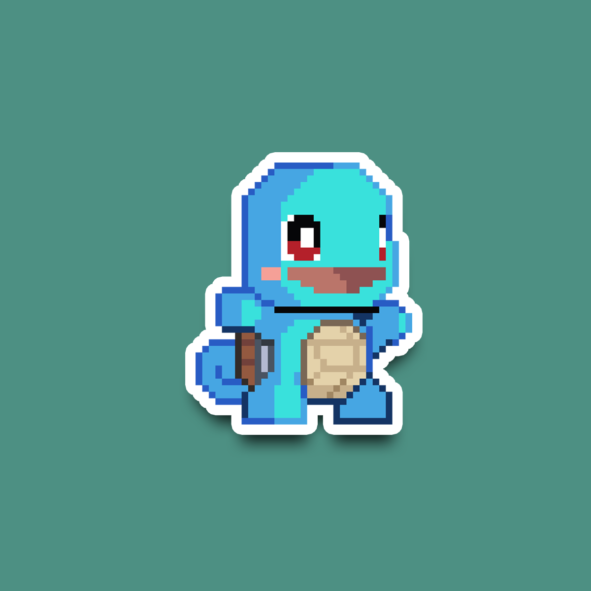 Chibi Squirtle Sticker - Kilowatt Games